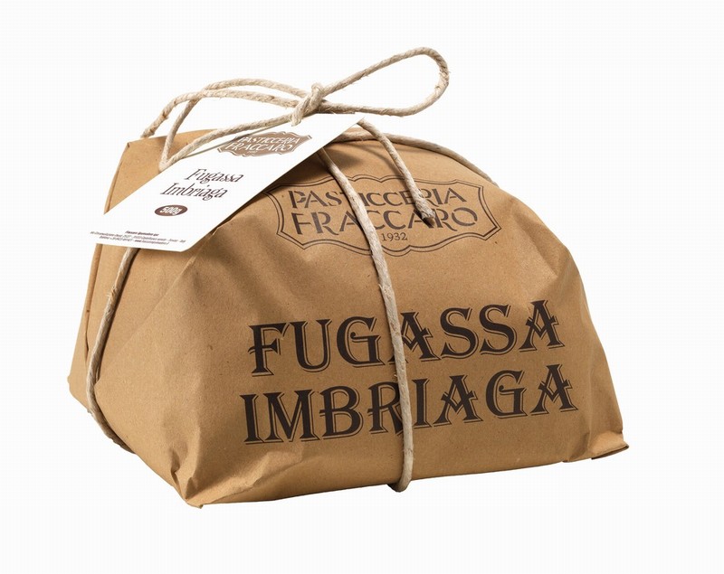 Fraccaro Fugassa Brandy Infused Panettone 500g - Aylings Garden Centre