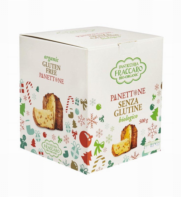 Fraccaro Organic Gluten Free Panettone 500g - Aylings Garden Centre